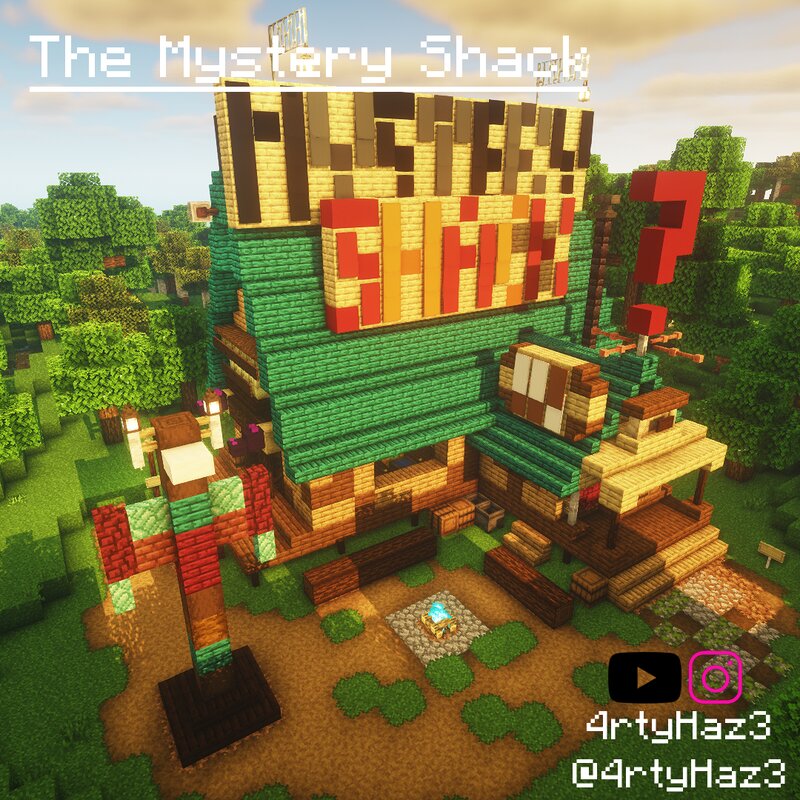 The Mystery Shack Minecraft Map