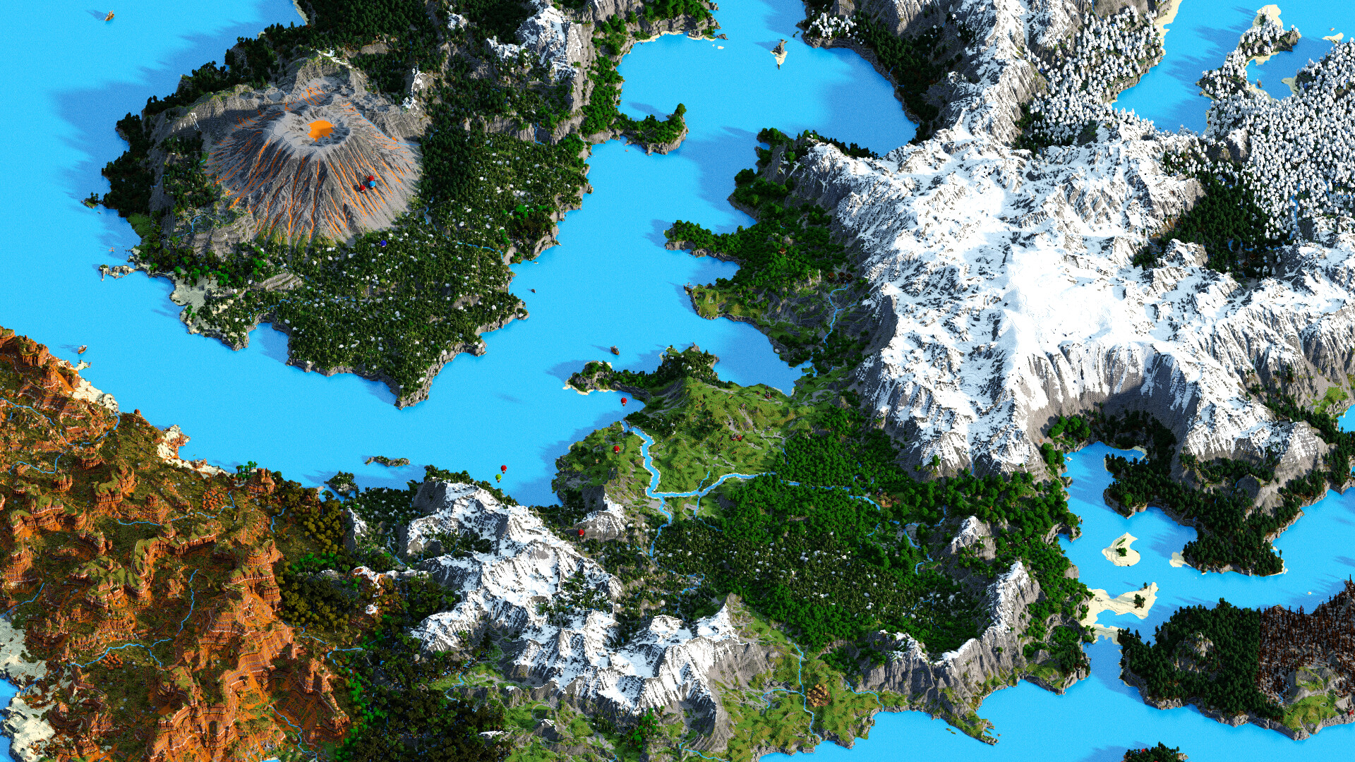 Kekanro - Islands, Alpines and Villages (Download, 4k, 1.17+,Java ...