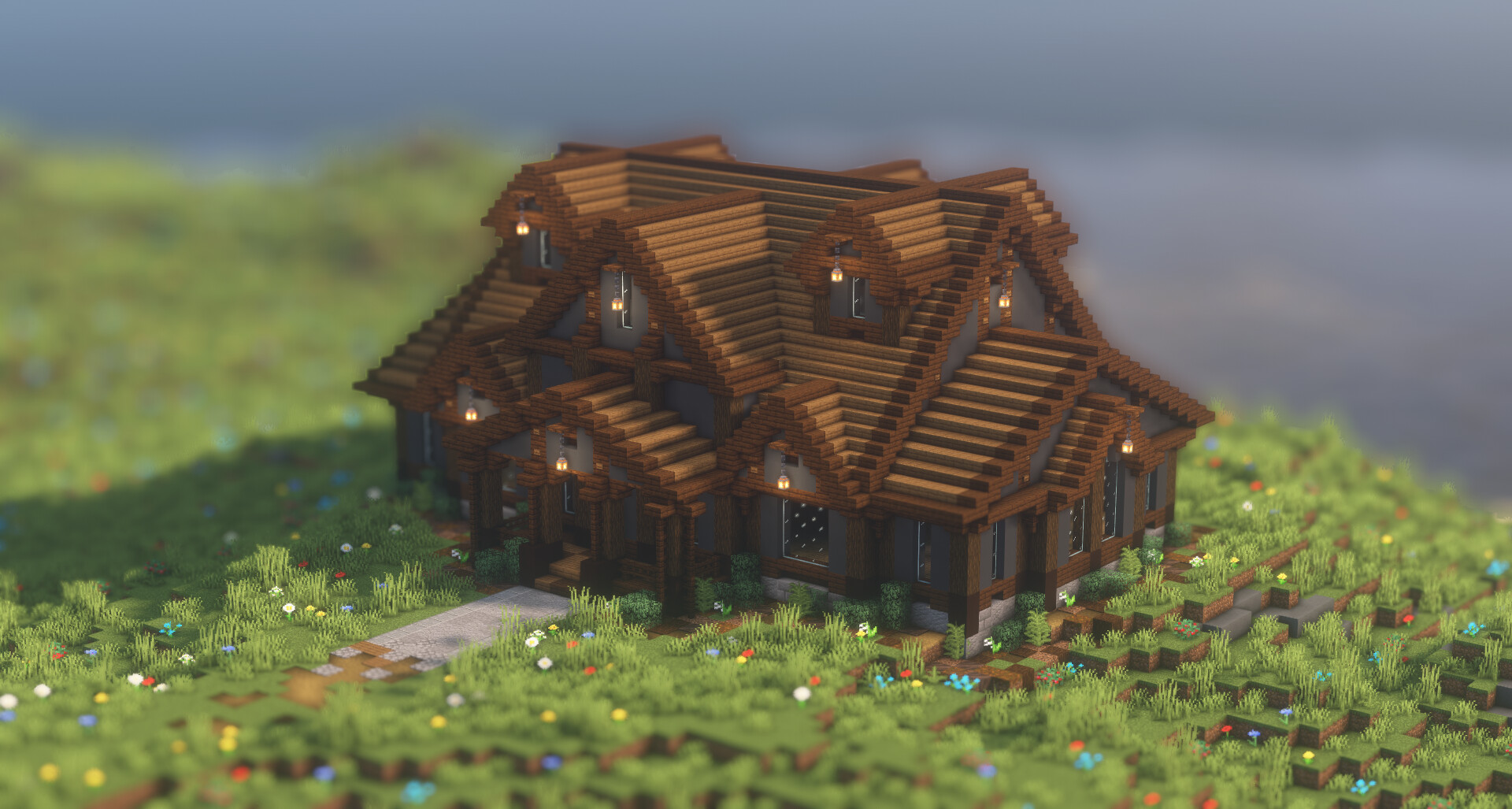 House Exterior Frame (For Interior Builders) Minecraft Map