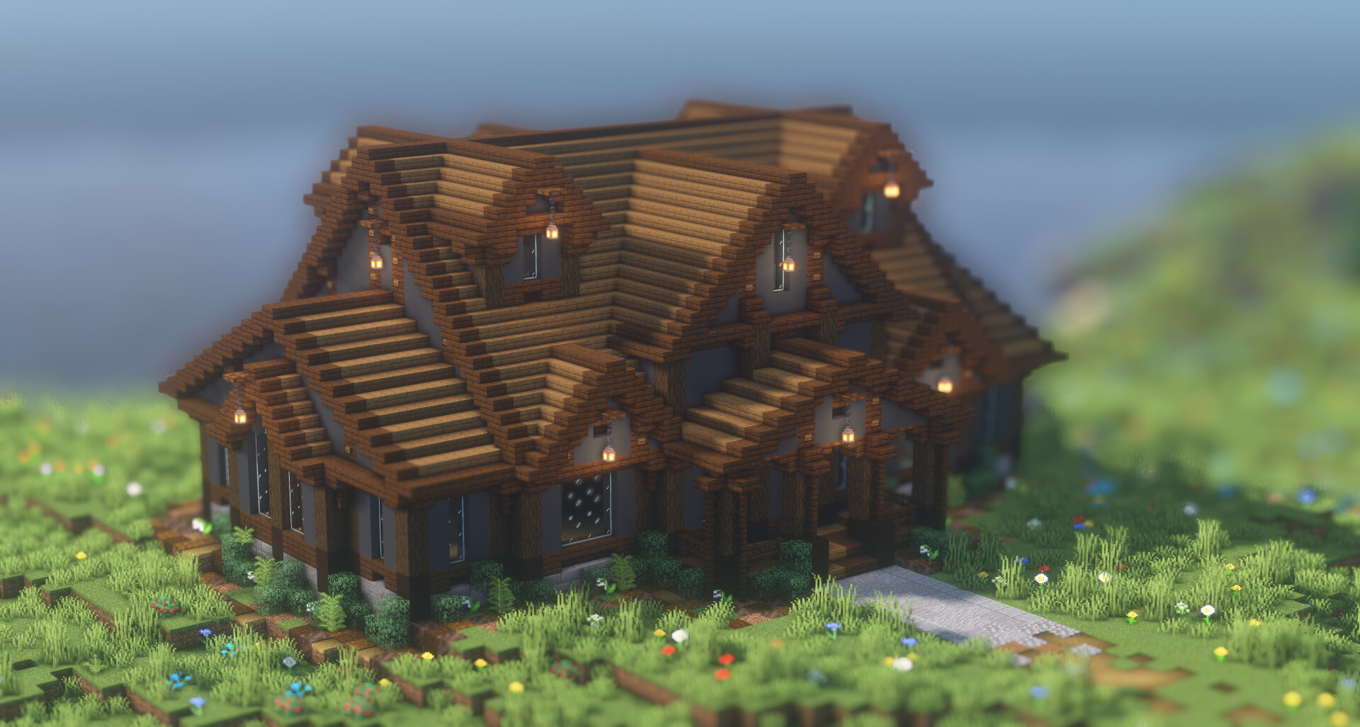 House Exterior Frame (For Interior Builders) Minecraft Map