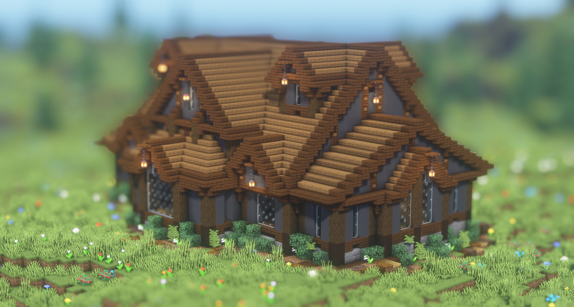 House Exterior Frame (For Interior Builders) Minecraft Map