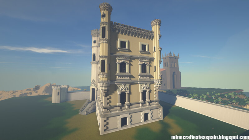 Minecraft replica of Castillo de la Isabela, Córdoba, Spain. Minecraft Map