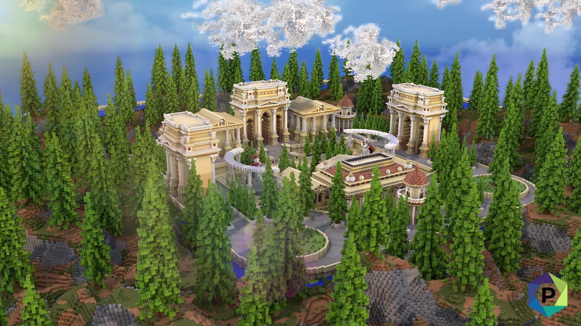 Roman Empire Hub [600x600] | 1.8+ Minecraft Map