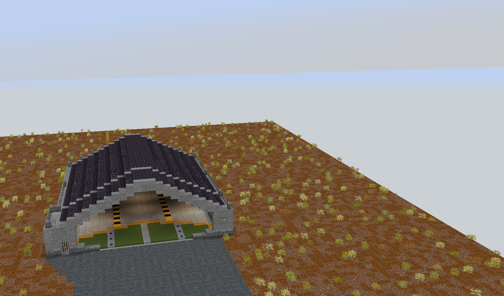 Jet-Fighter Shelter / Hangar- two versions Minecraft Map
