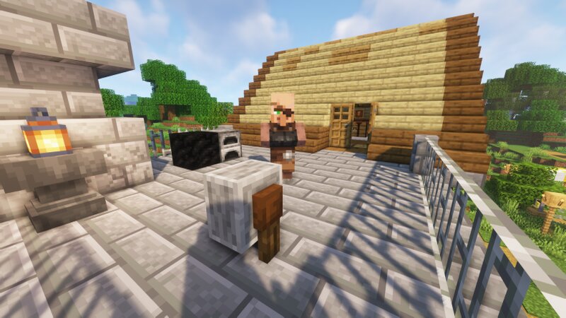 Weaponsmith House Plains [Java] and [Bedrock] Minecraft Map