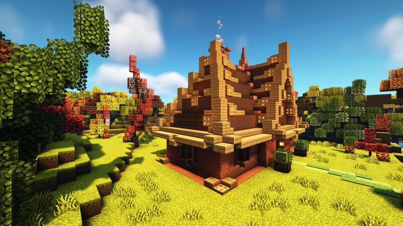 How to build a Brick House Minecraft Map