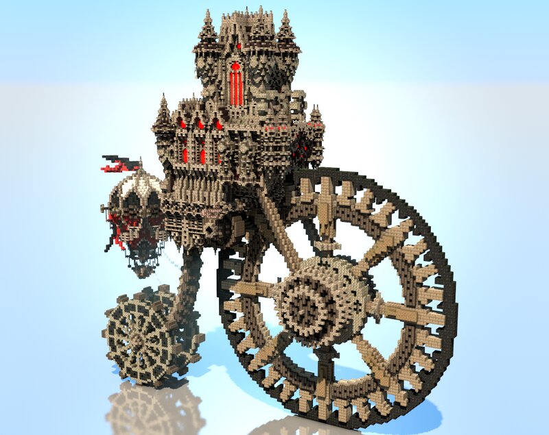 The Necropolis - Steampunk Mortal Engines Design Minecraft Map