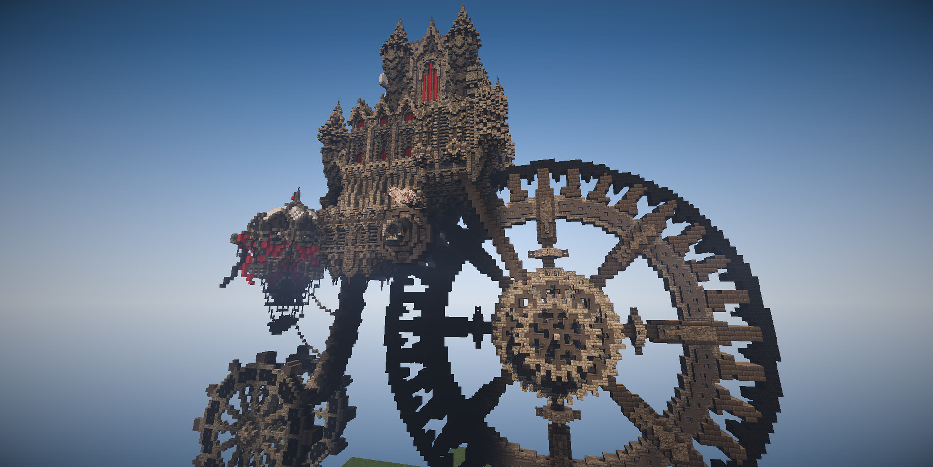 The Necropolis - Steampunk Mortal Engines Design Minecraft Map