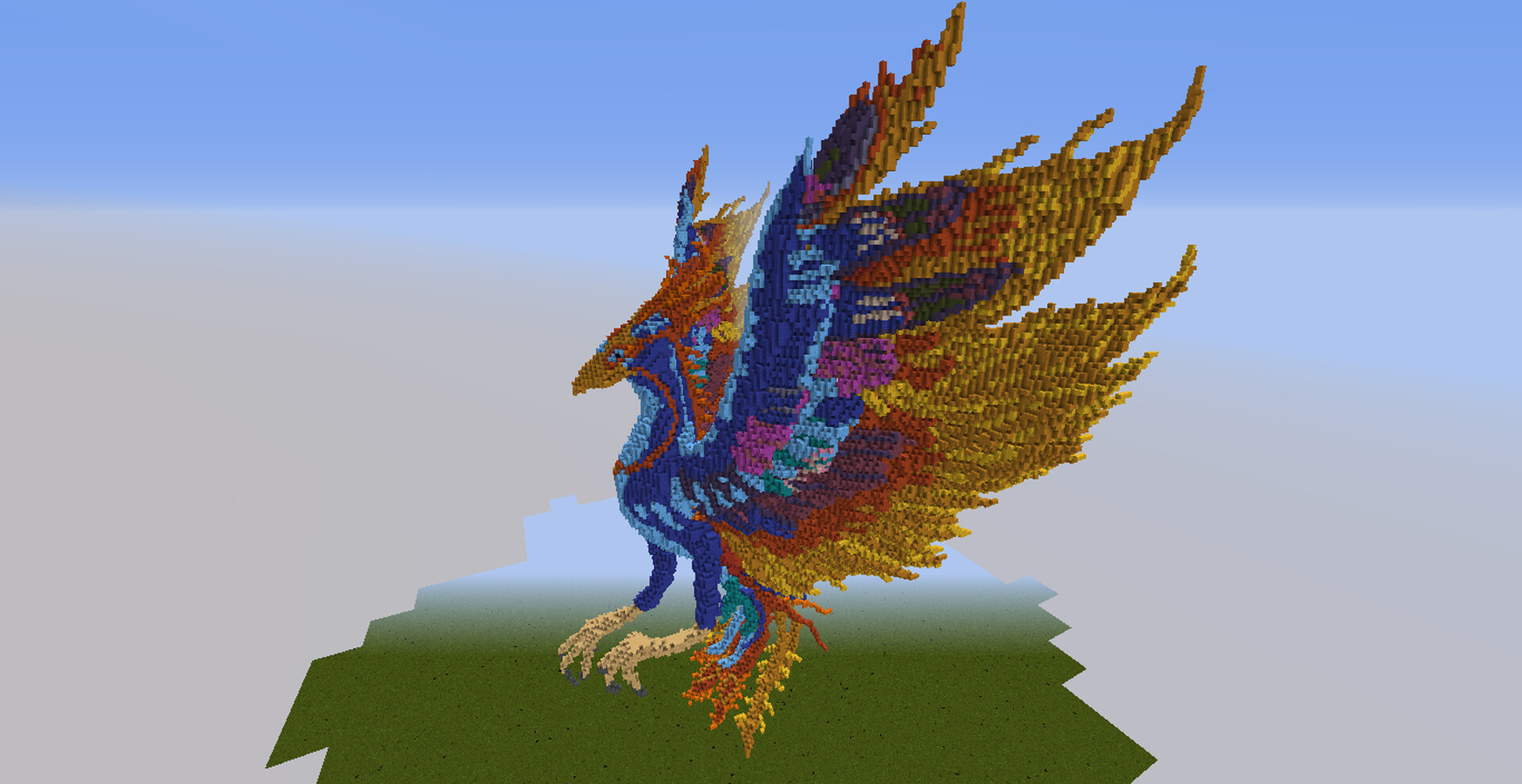Coloured phoenix Minecraft Map