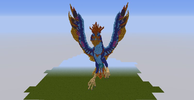 Coloured phoenix Minecraft Map