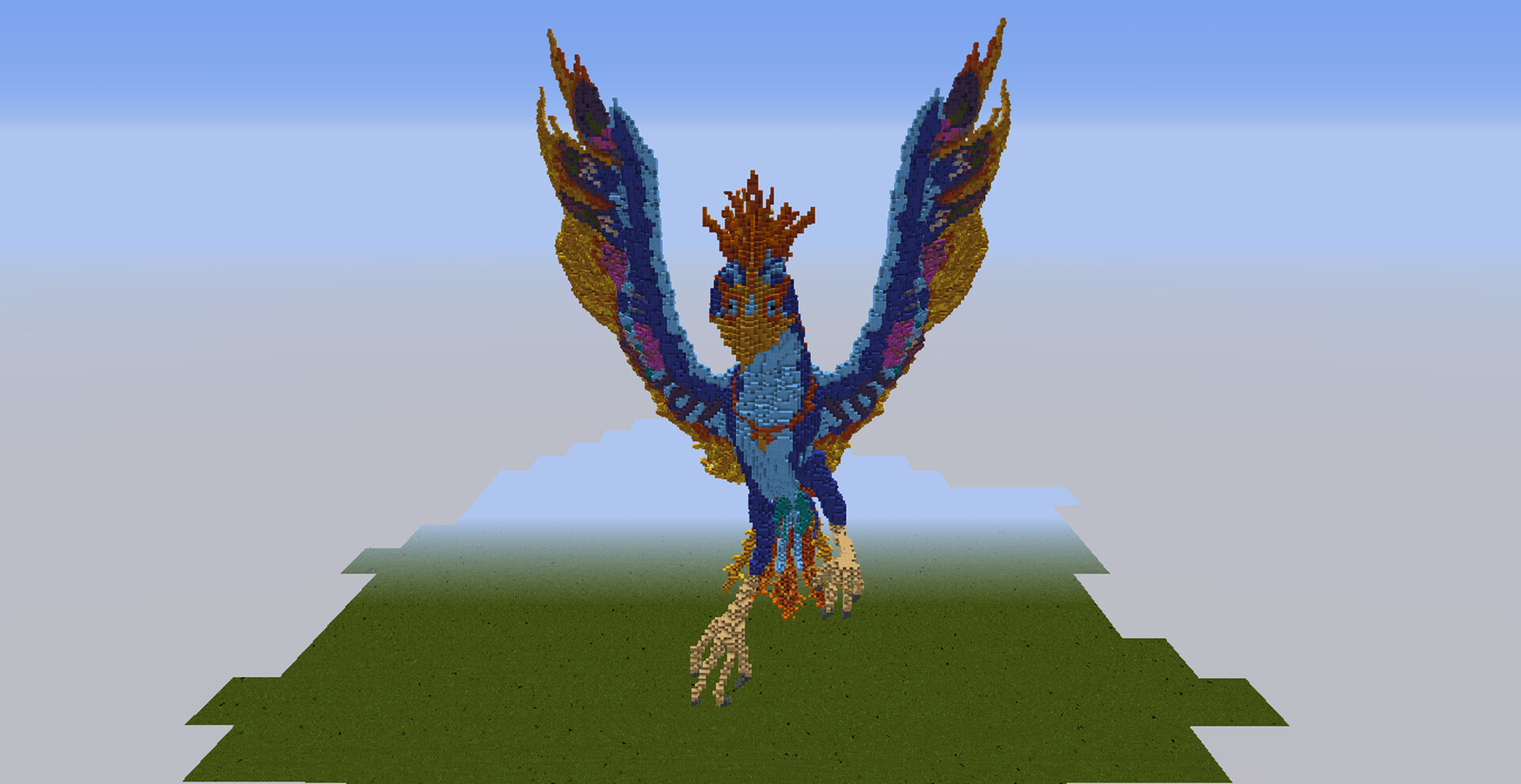 Coloured phoenix Minecraft Map