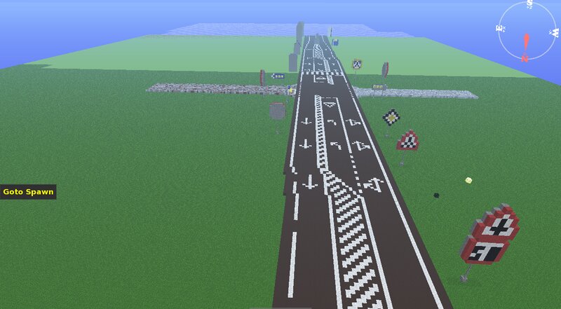 Public Roads Intersection REALISTIC MADE by Anderbest Minecraft Map