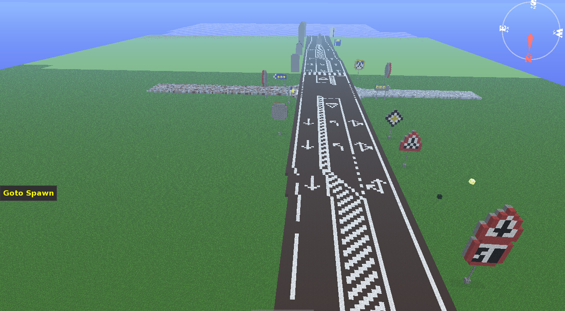 Public Roads Intersection REALISTIC MADE by Anderbest Minecraft Map