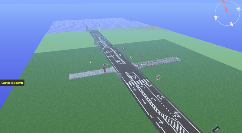 Public Roads Intersection REALISTIC MADE by Anderbest Minecraft Map