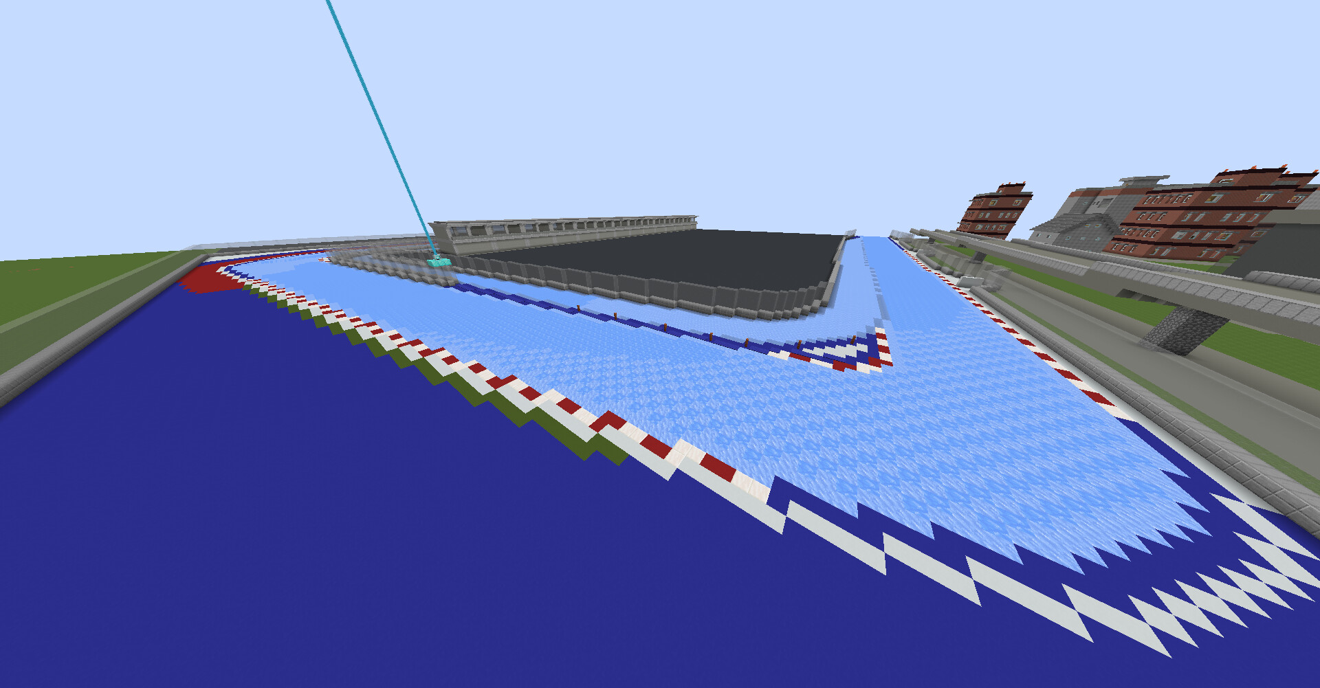 F1 Sochi Ice Boat Racing track (1.17.1) Minecraft Map