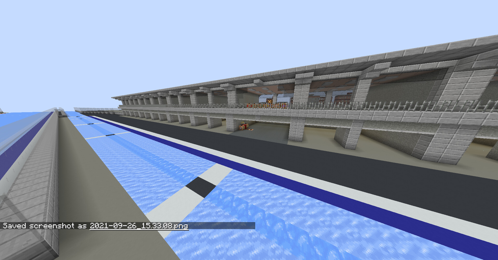 F1 Sochi Ice Boat Racing track (1.17.1) Minecraft Map
