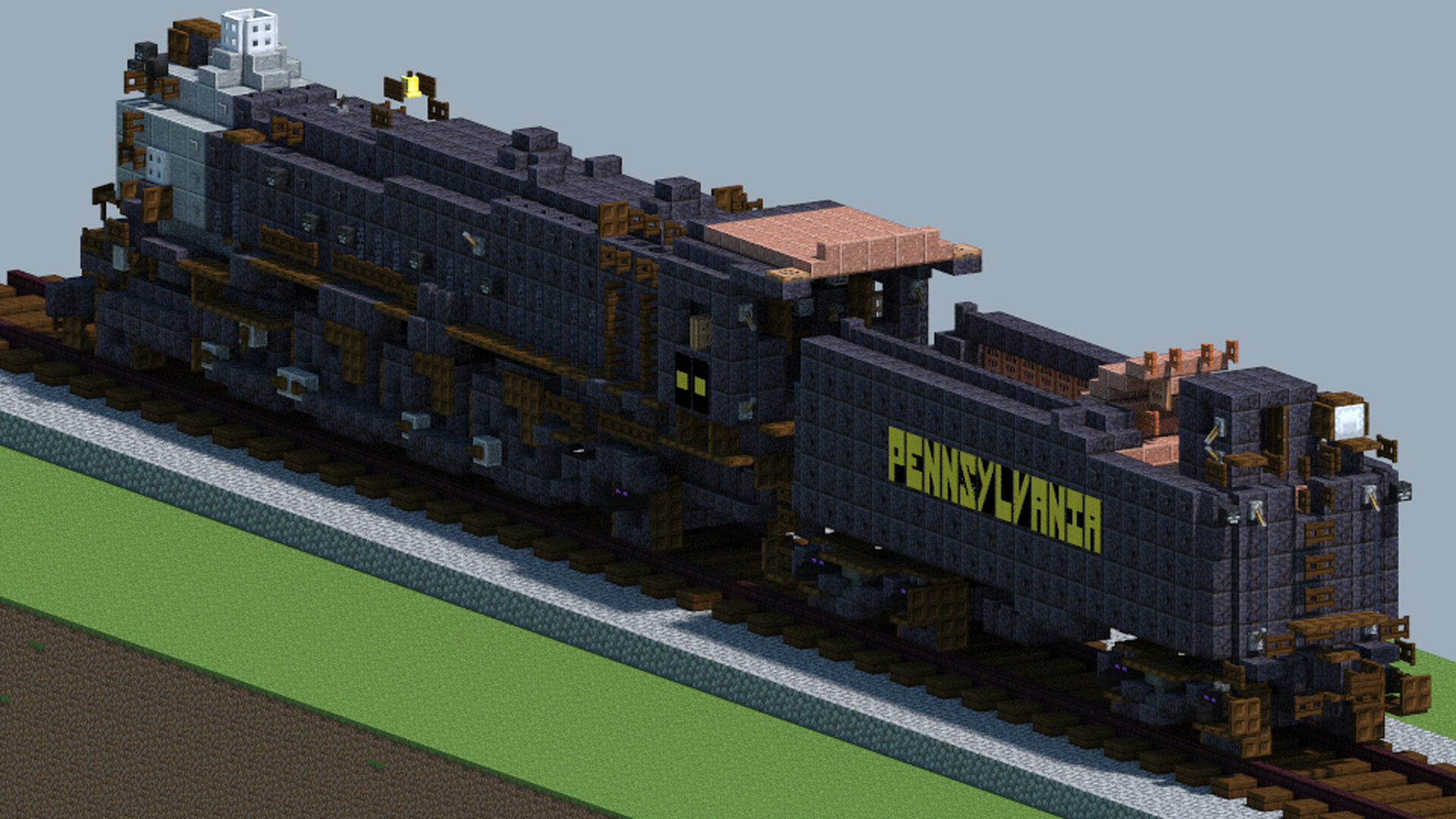 Pennsylvania Railroad, Steam Locomotive #520 Minecraft Map