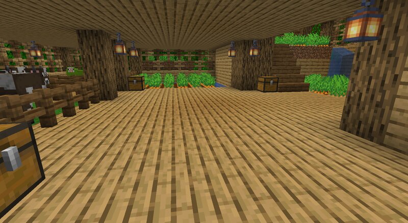 Jungle wood house Minecraft Map