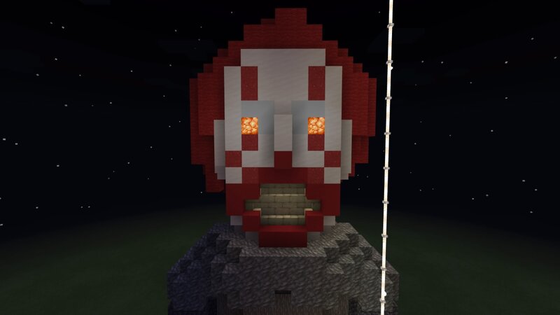 A Pennywise Statue! Minecraft Map