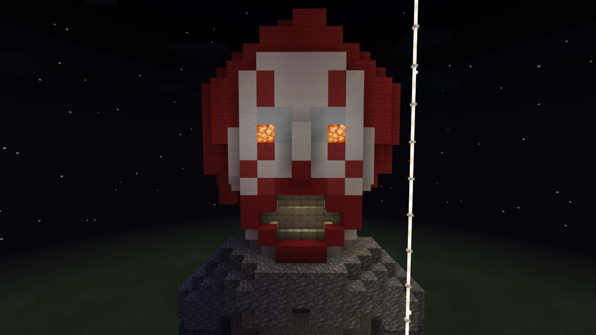A Pennywise Statue! Minecraft Map