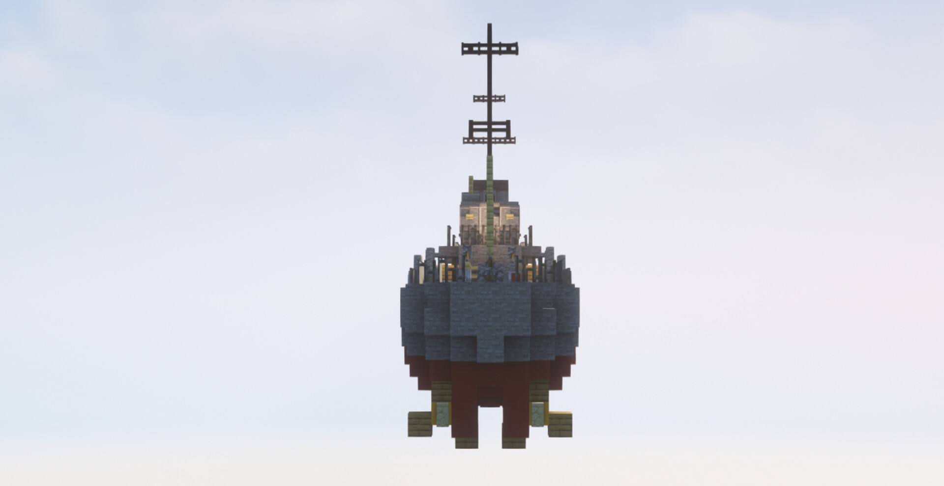 1:1 Scale Kamikaze Class Destroyer IJN Harukaze Minecraft Map