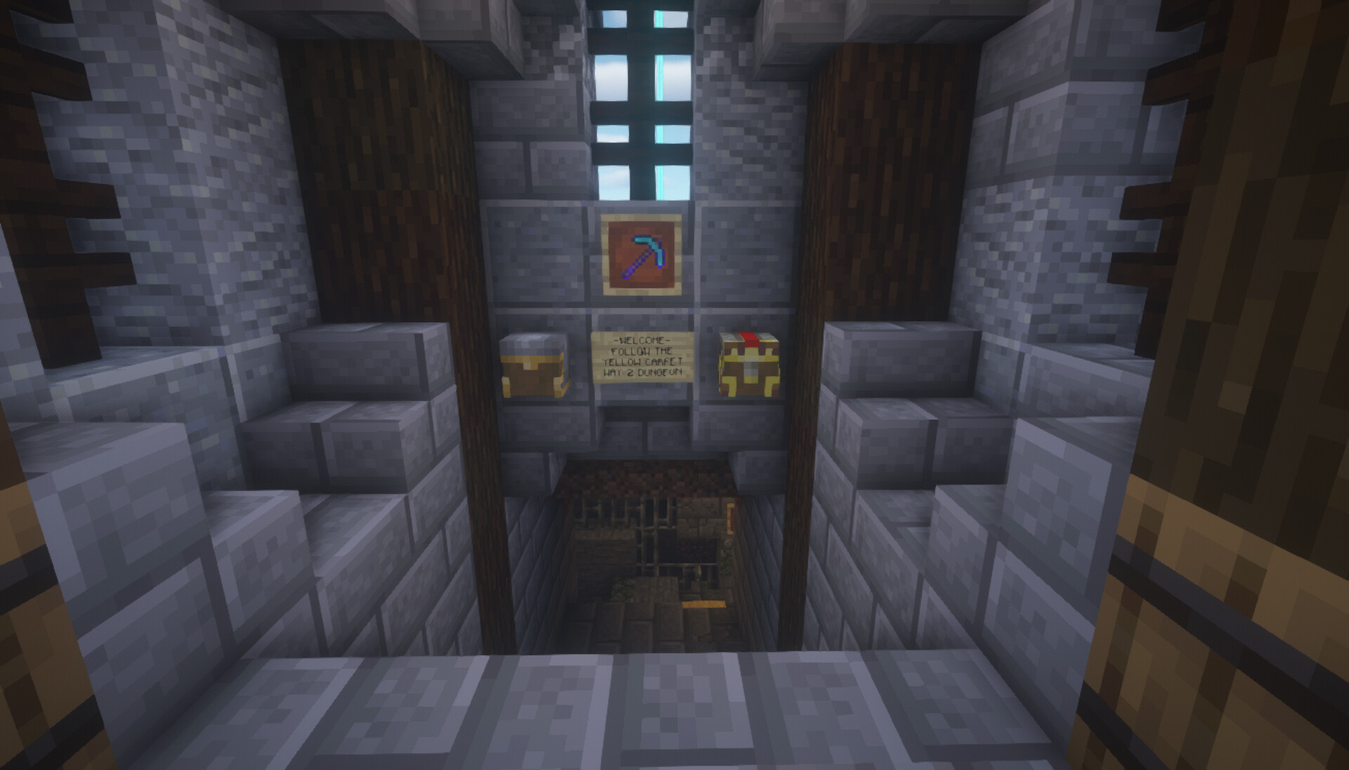 Dwarven Inspired Stronghold Dungeon Minecraft Map