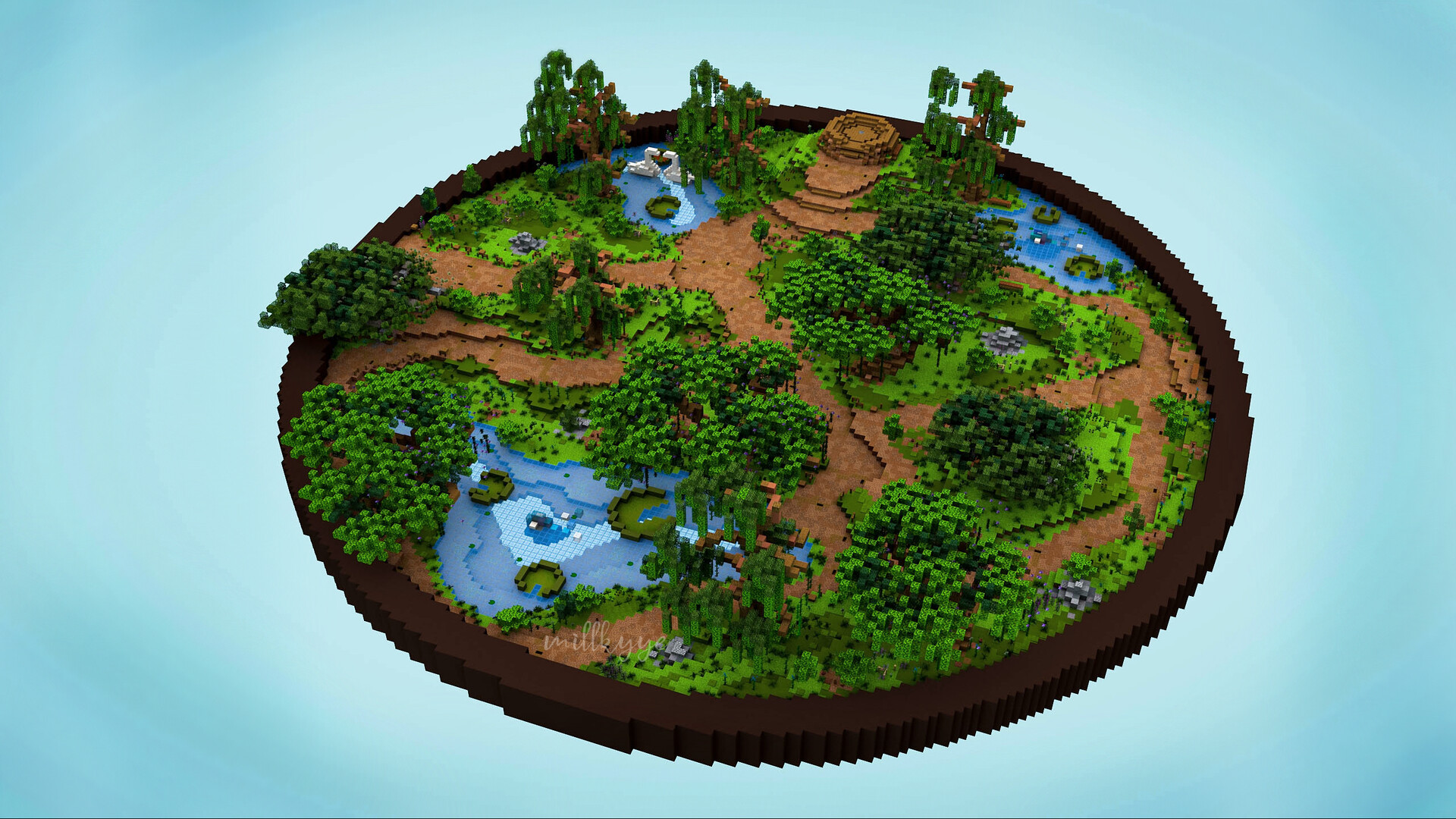 ｡⋆ Simple Natural Spawn 200x200 ｡⋆ Minecraft Map