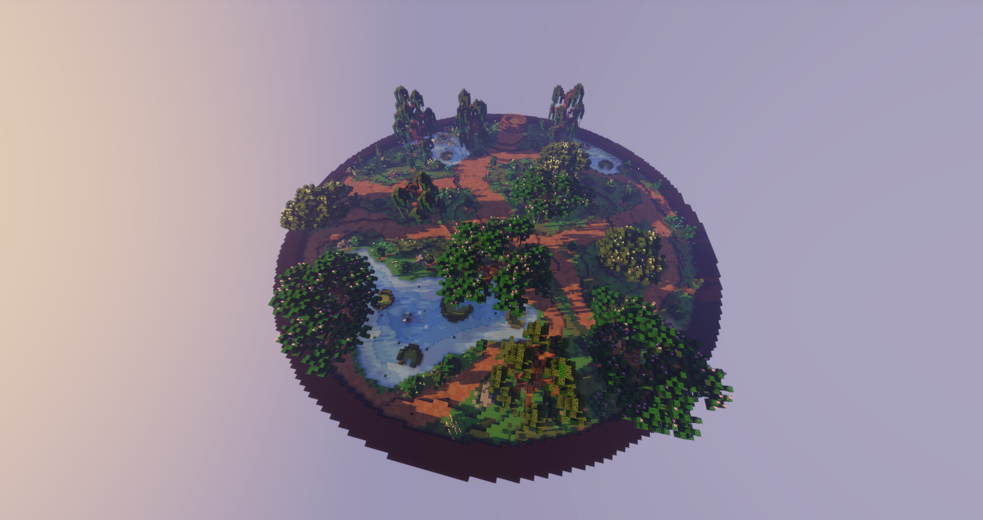 ｡⋆ Simple Natural Spawn 200x200 ｡⋆ Minecraft Map