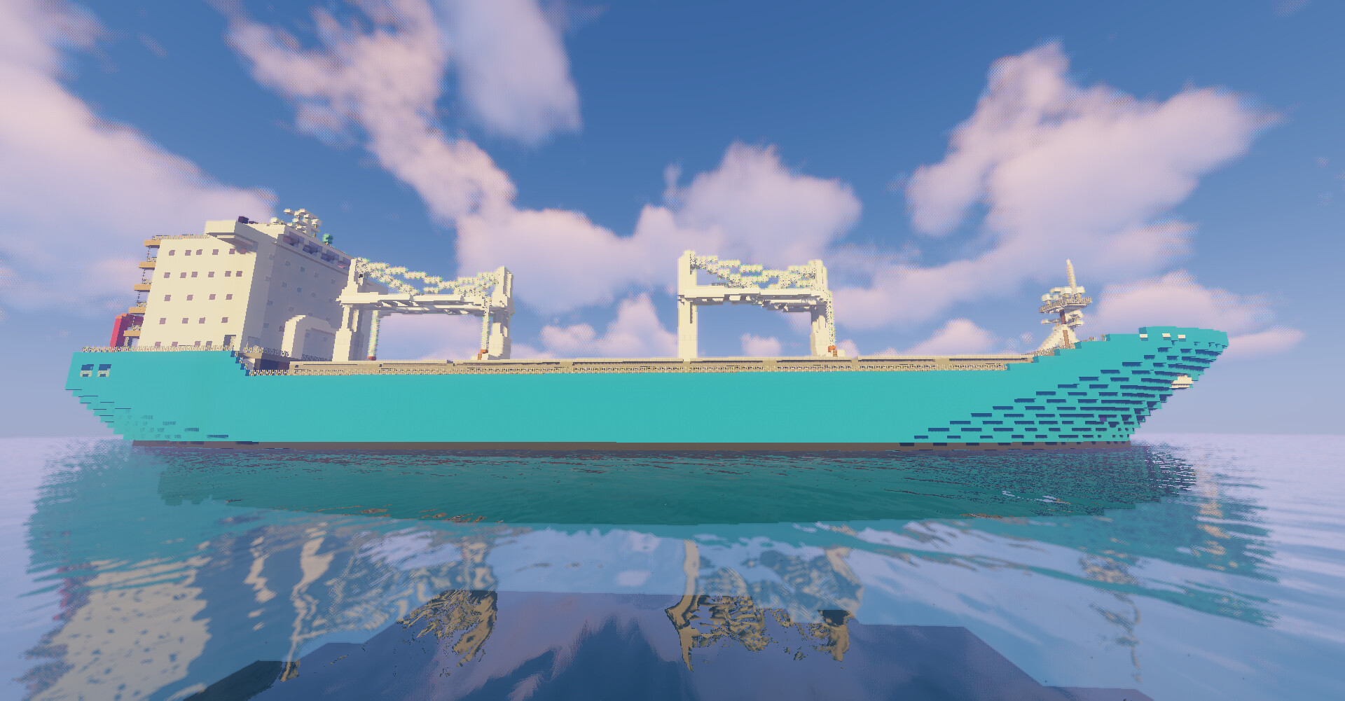 WOCL: Ocean Destiny. (General cargo ship) Minecraft Map