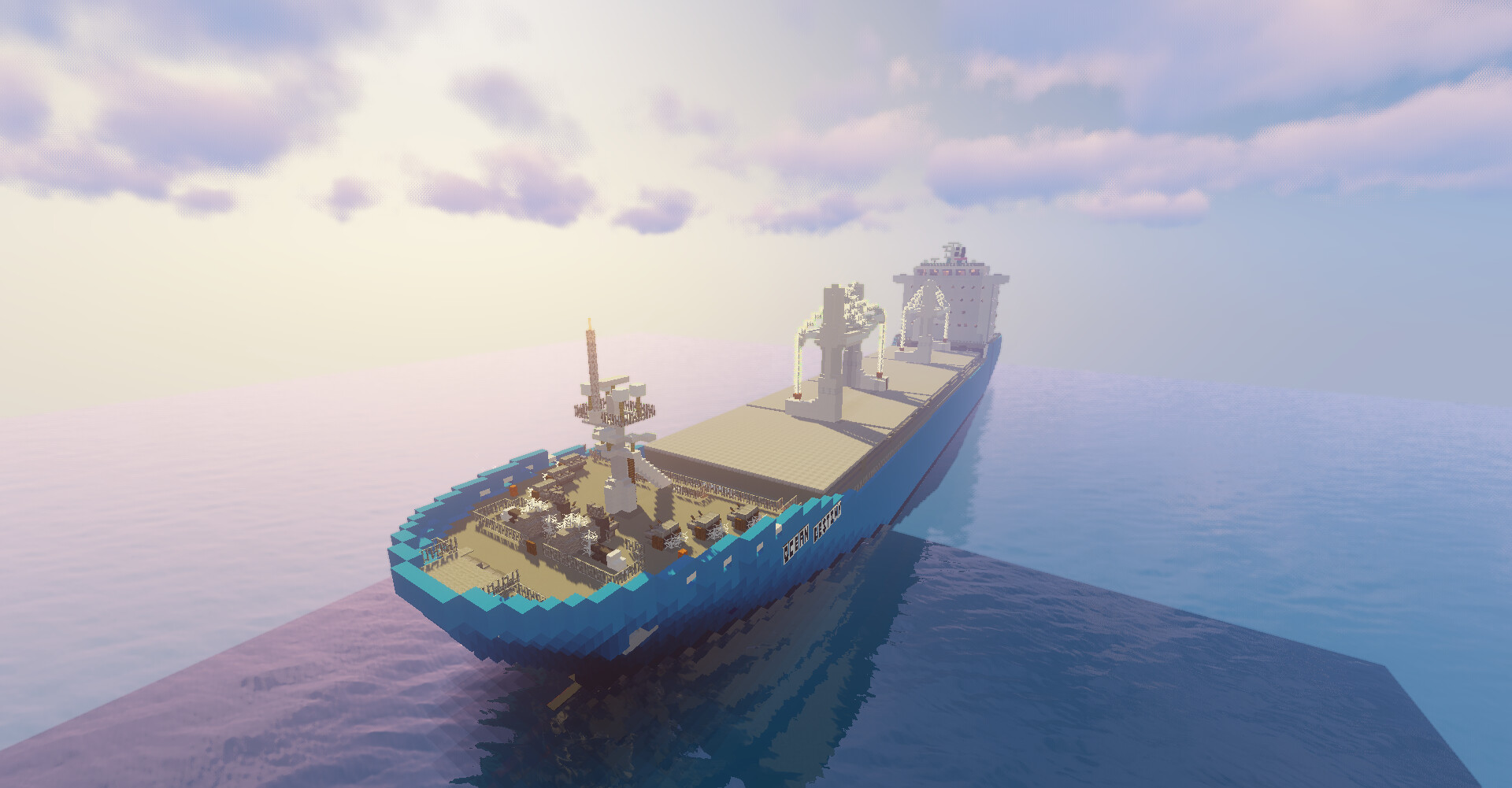 WOCL: Ocean Destiny. (General cargo ship) Minecraft Map