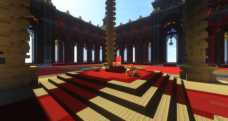 THRONE ROOM / FULLY FINISHED / (VANILLA) 1.16.5 Minecraft Map