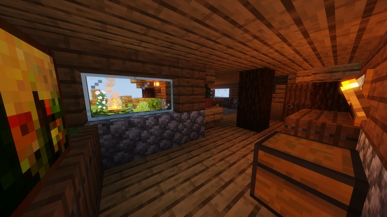 Spruce Wood Cottage [.schem] Minecraft Map