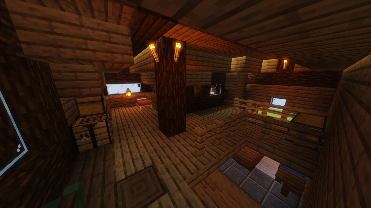 Spruce Wood Cottage [.schem] Minecraft Map