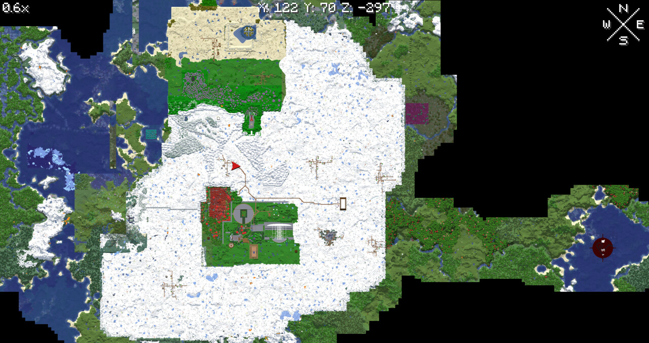 Burning Blocks Music Festival (with new dimensions & biomes + dungeons) Minecraft Map