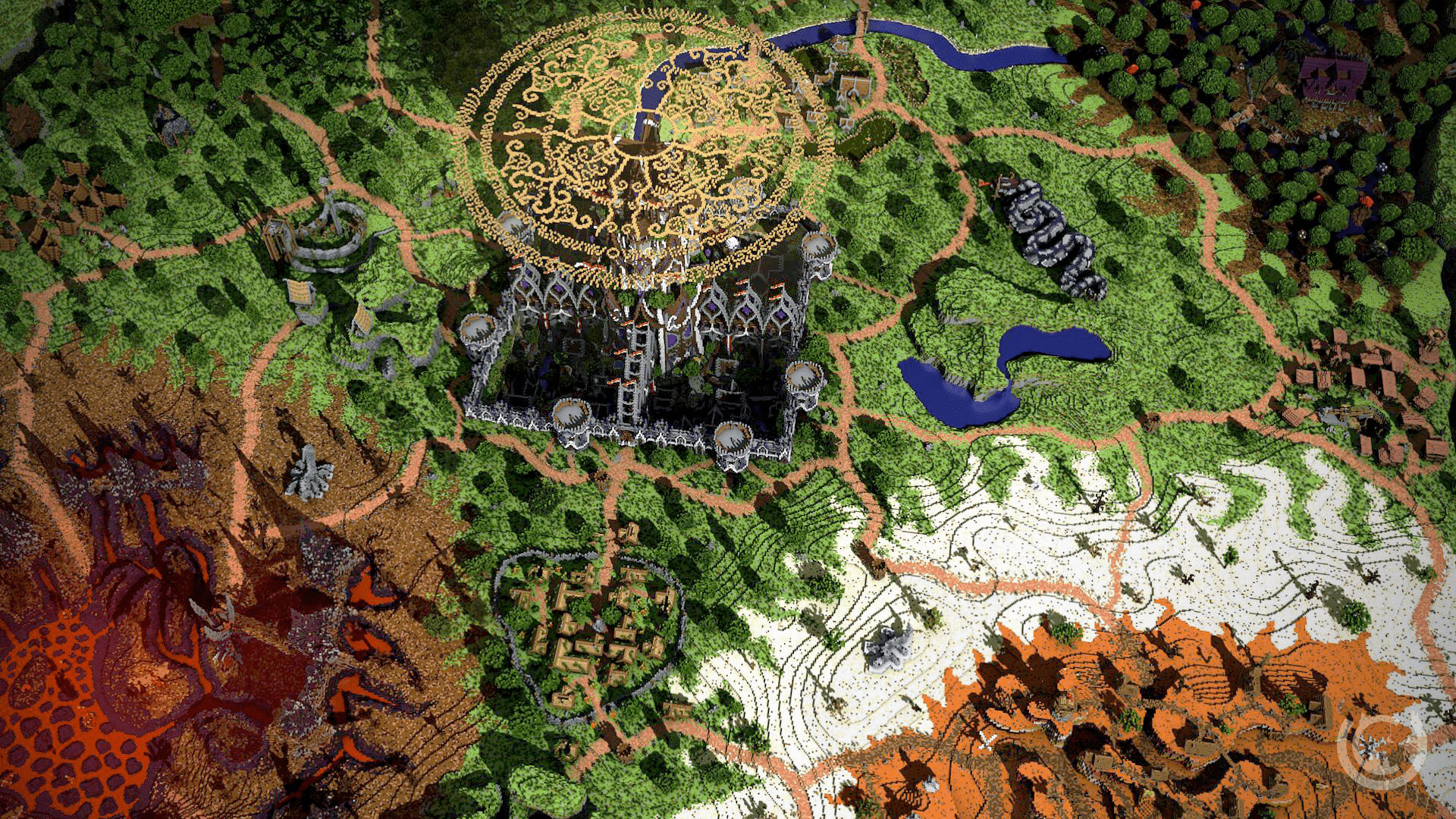 Medieval Faction Map | The Thousand Statues Minecraft Map