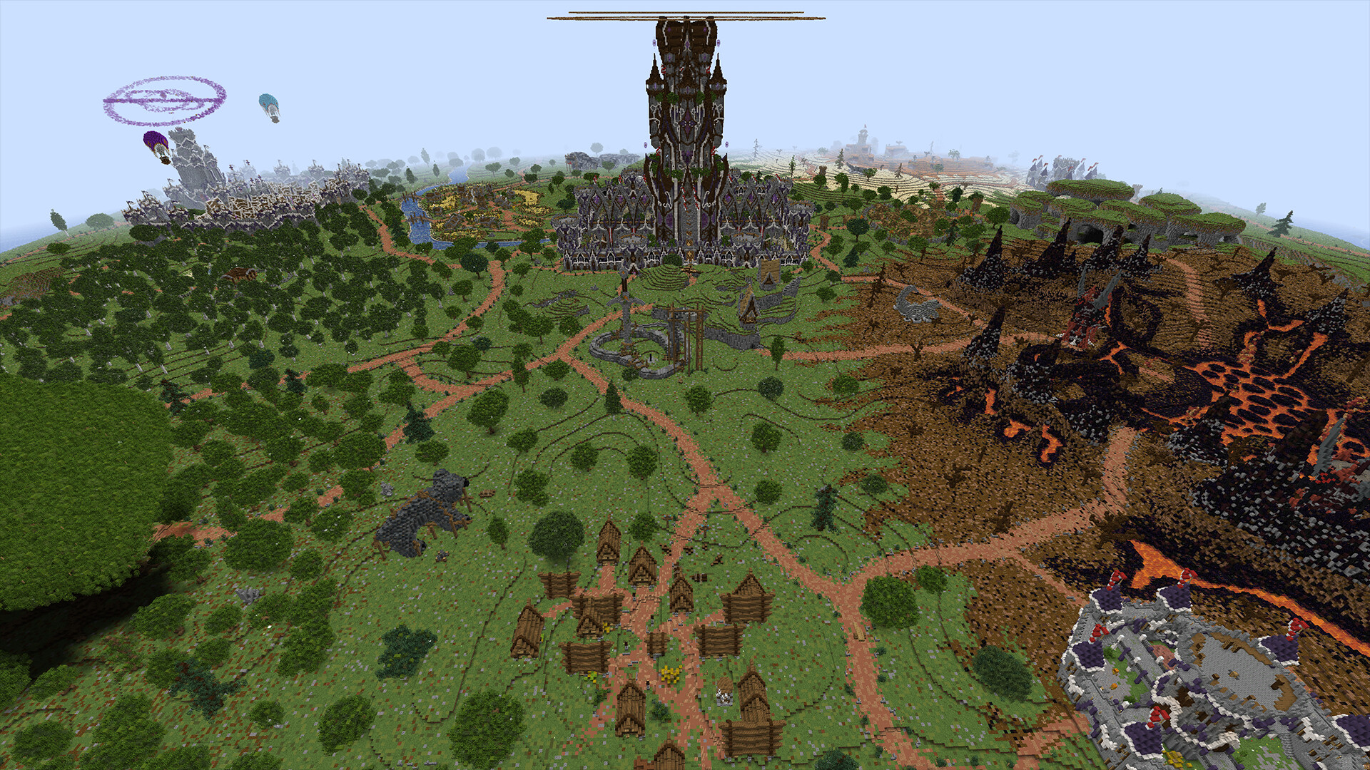 Medieval Faction Map | The Thousand Statues Minecraft Map