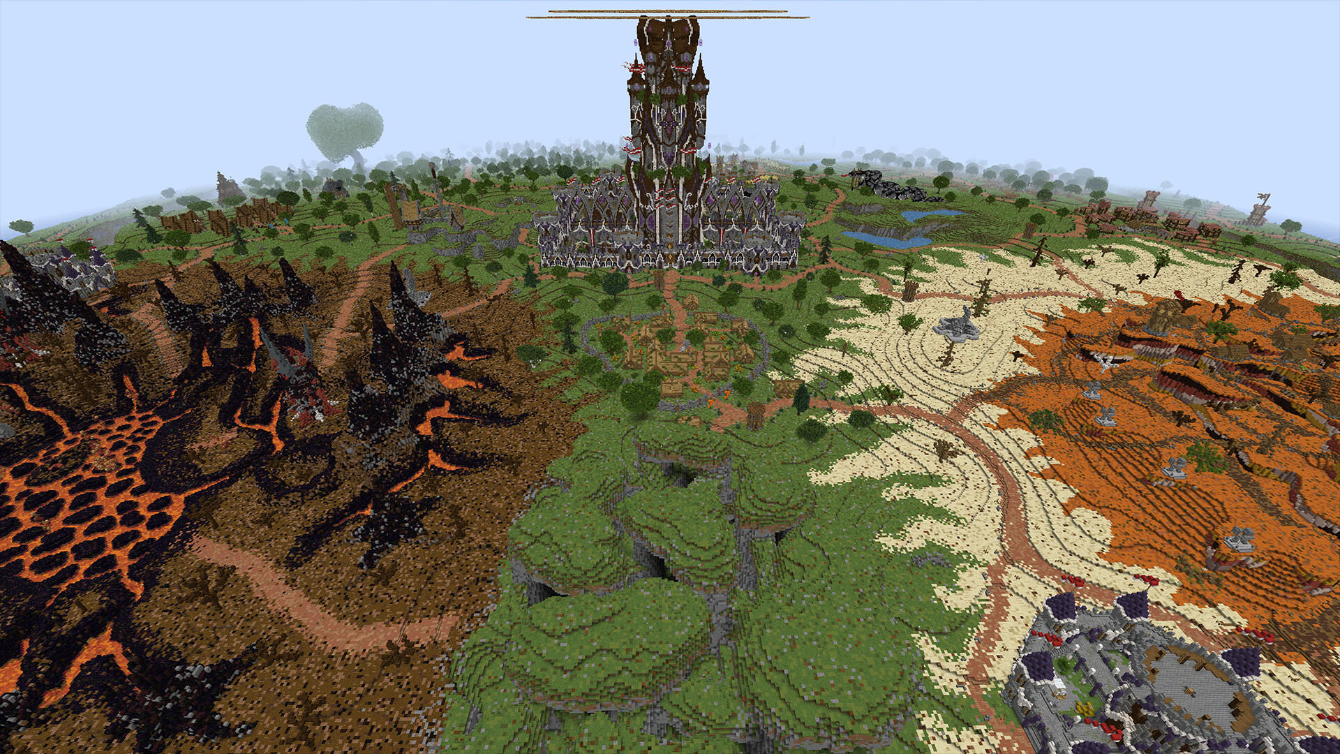 Medieval Faction Map | The Thousand Statues Minecraft Map