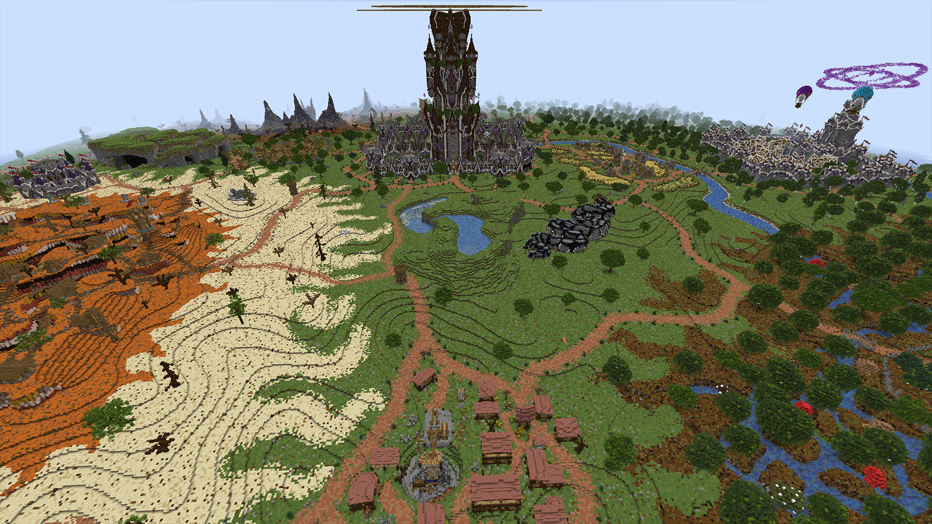 Medieval Faction Map | The Thousand Statues Minecraft Map