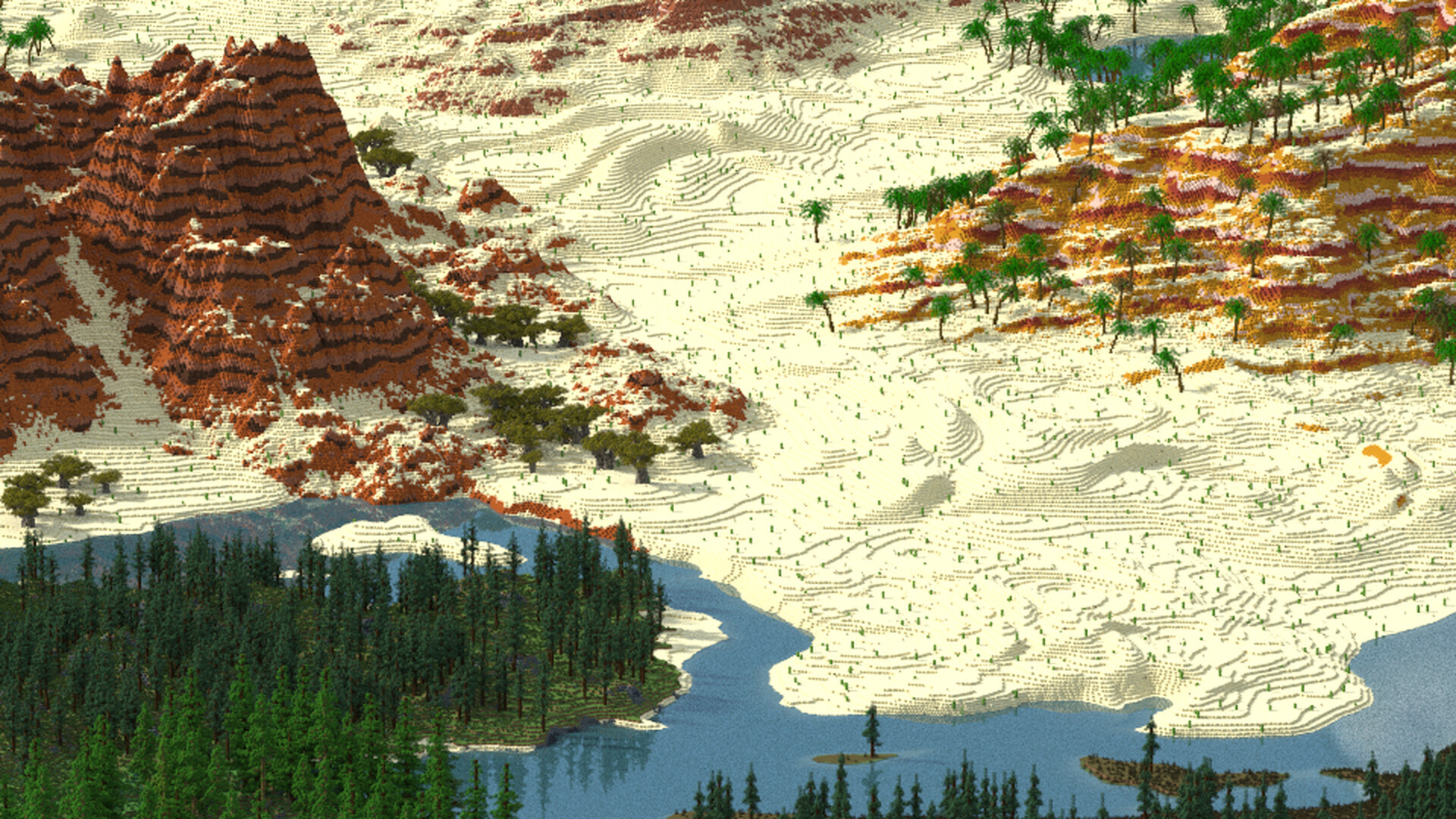 Zogrora (custom map - 4k by 4k) Minecraft Map