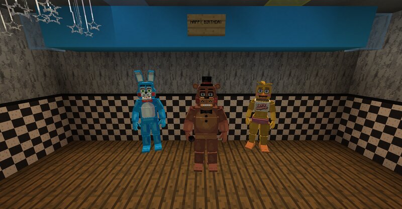 Every Single FNAF Location Minecraft Map