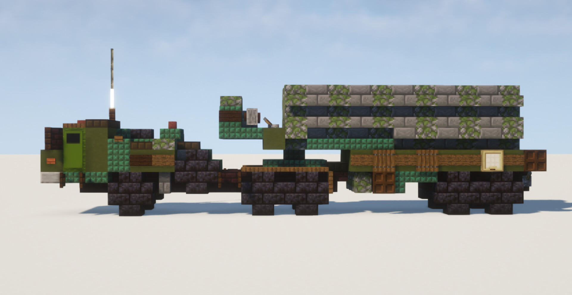 1.5:1 Scale S-400 Triumf / SA-21 Growler Missile System Minecraft Map