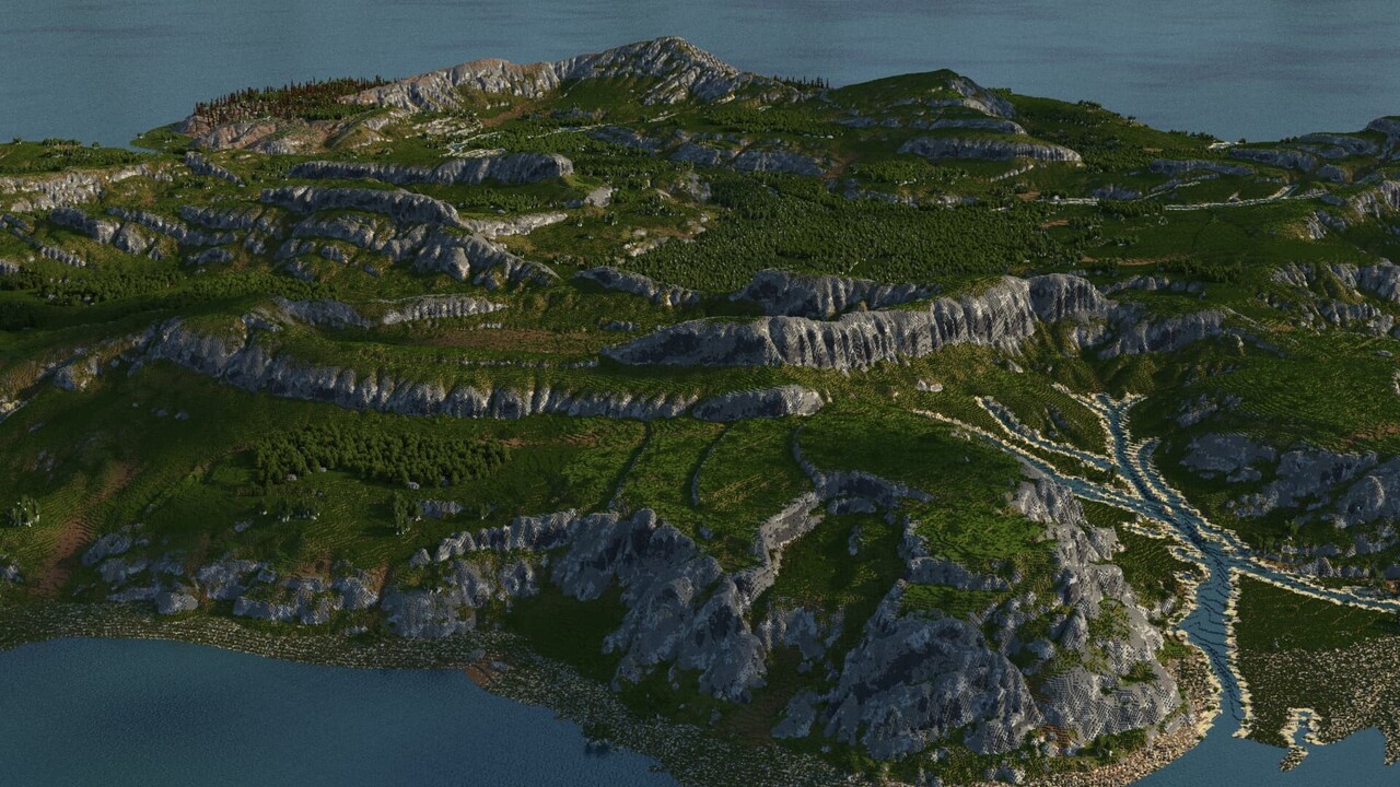 Depano - The rugged bright continent [4k, Download, 1.16+, Megabiome ...