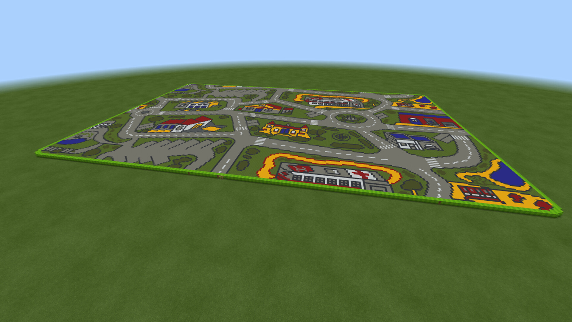 GIANT CAR MAT Minecraft Map