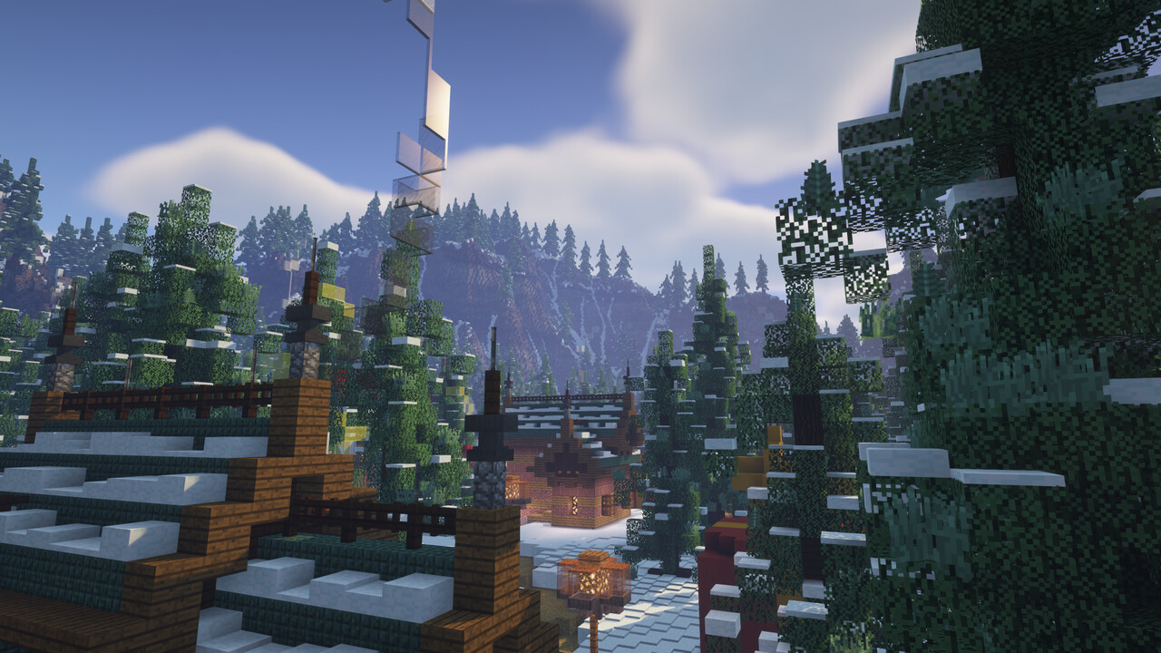 Hub | Christmas / Winter Minecraft Map