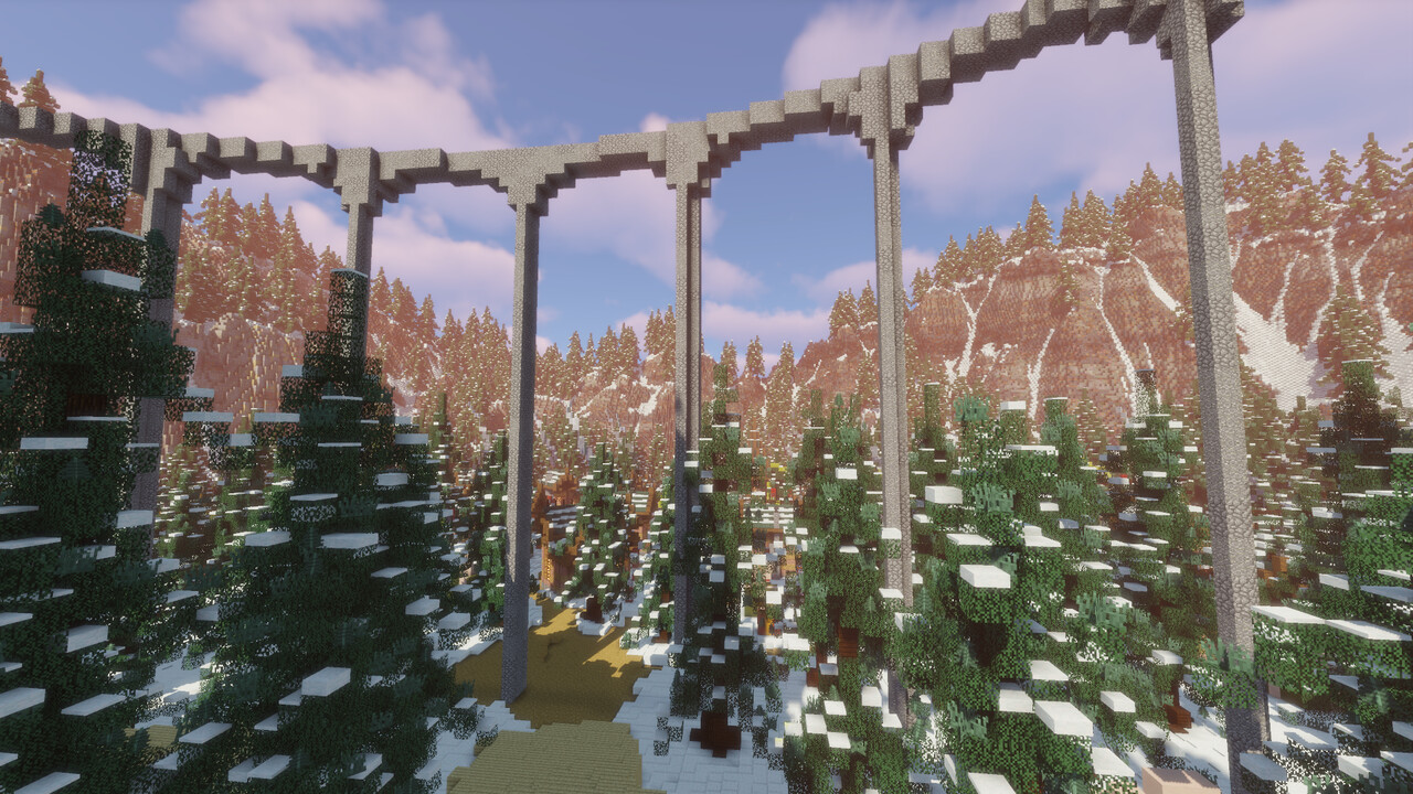 Hub | Christmas / Winter Minecraft Map