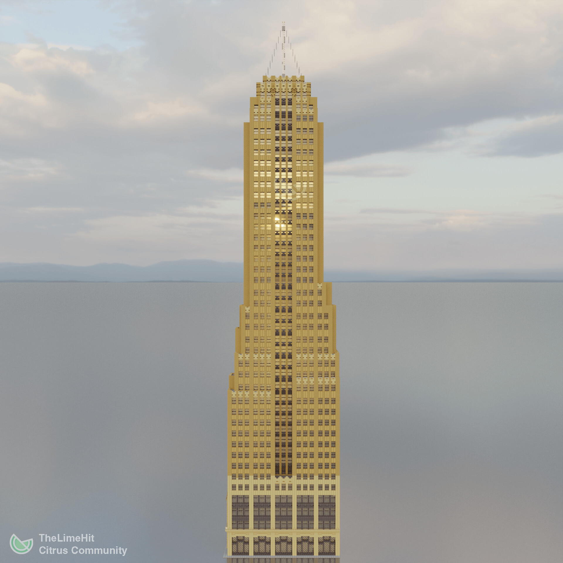 Irving Telephone Company Tower - 1.5:1 Scale Realistic Art Deco ...