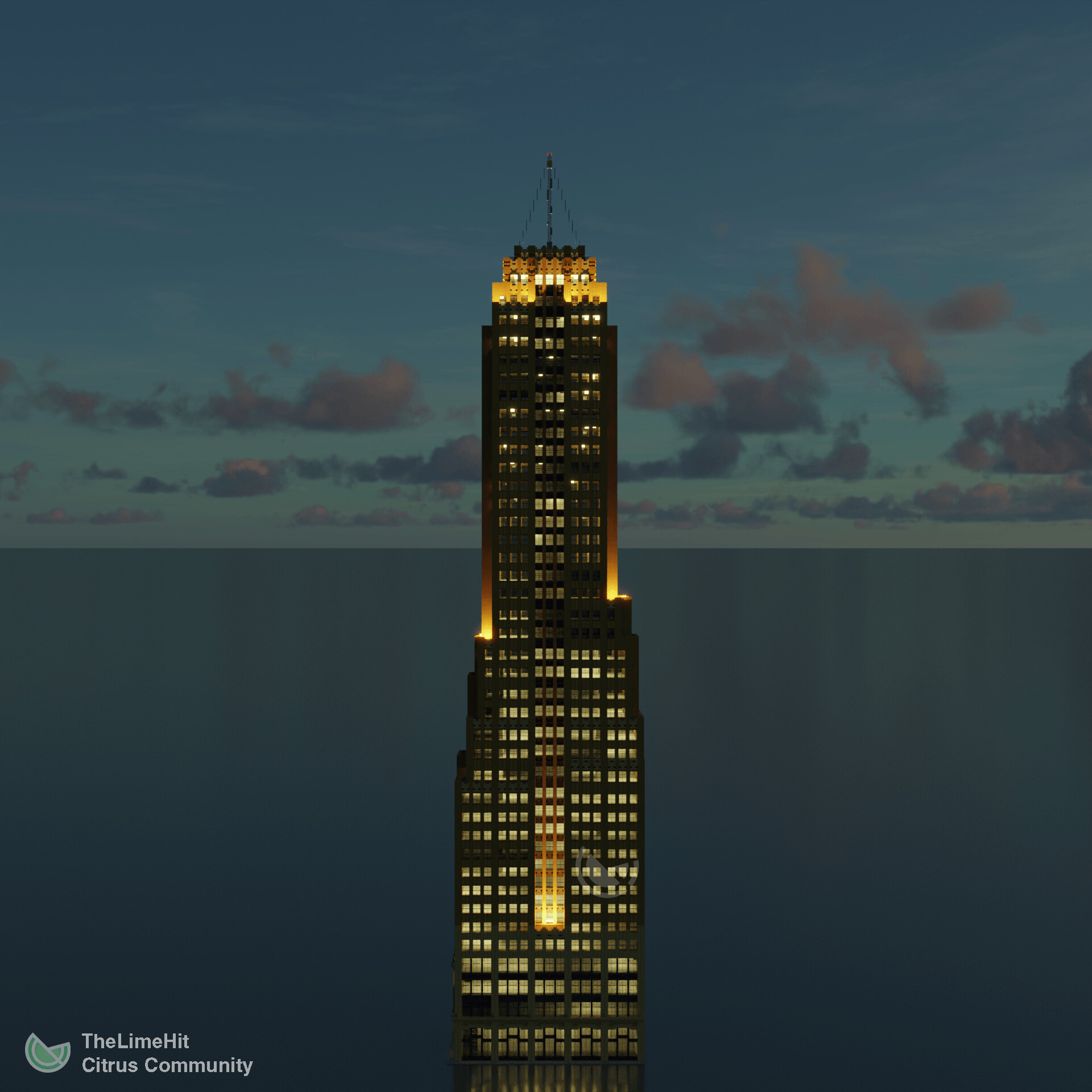 Irving Telephone Company Tower - 1.5:1 Scale Realistic Art Deco ...