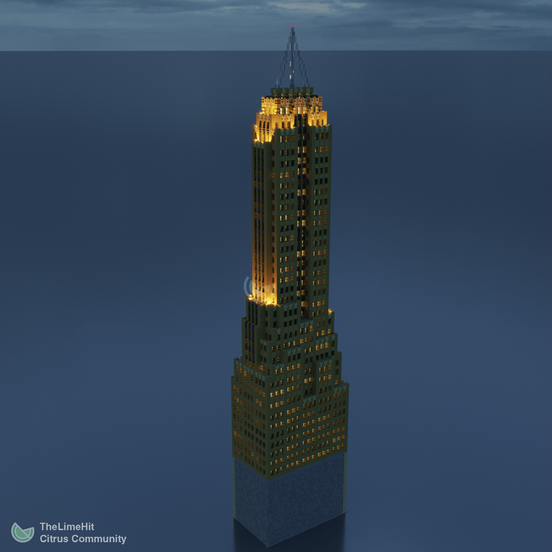 Irving Telephone Company Tower - 1.5:1 Scale Realistic Art Deco ...