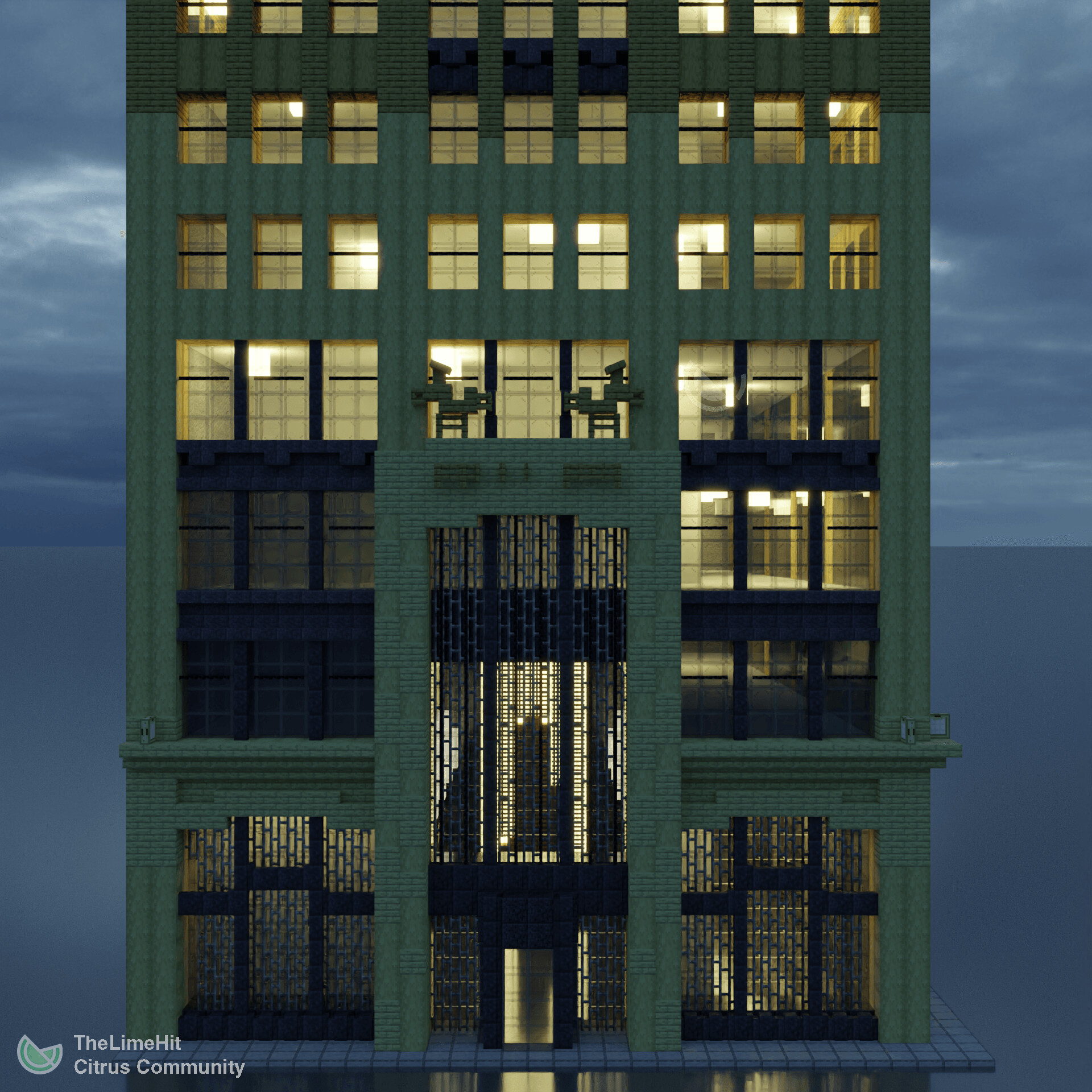Irving Telephone Company Tower - 1.5:1 Scale Realistic Art Deco ...