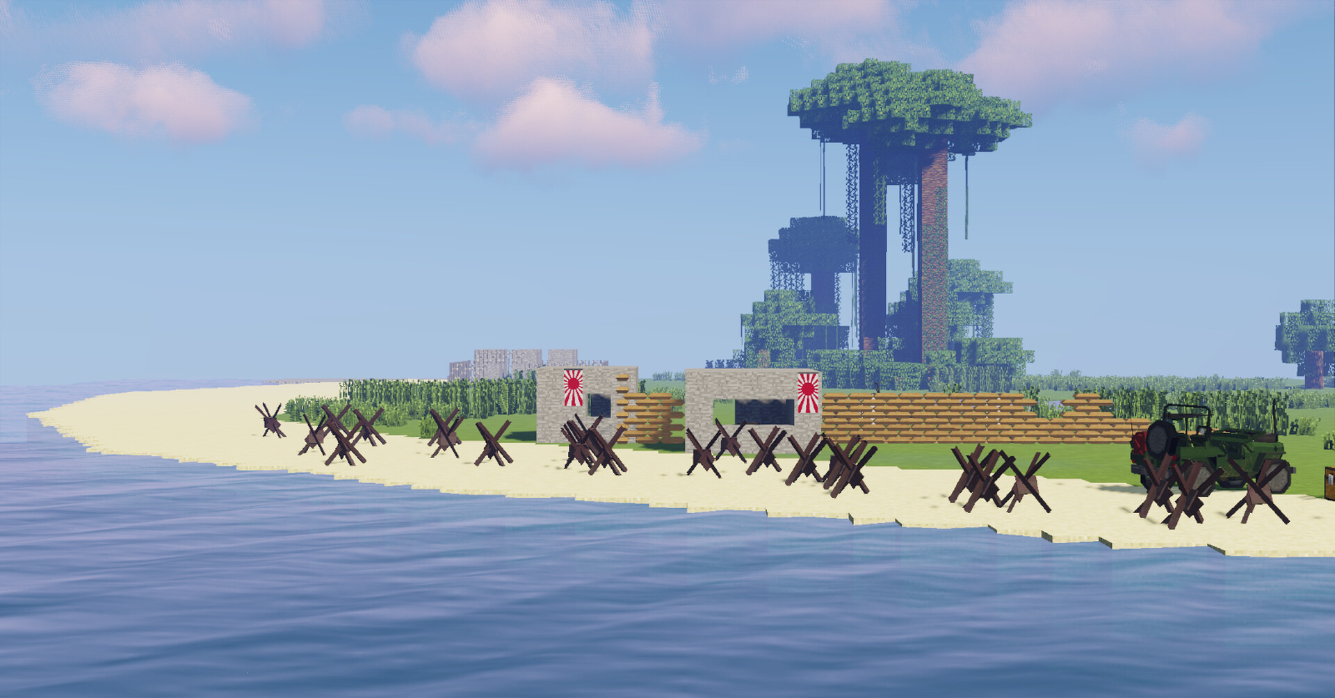 World War 2 Japanese Island. (Call To Battle Map) Minecraft Map